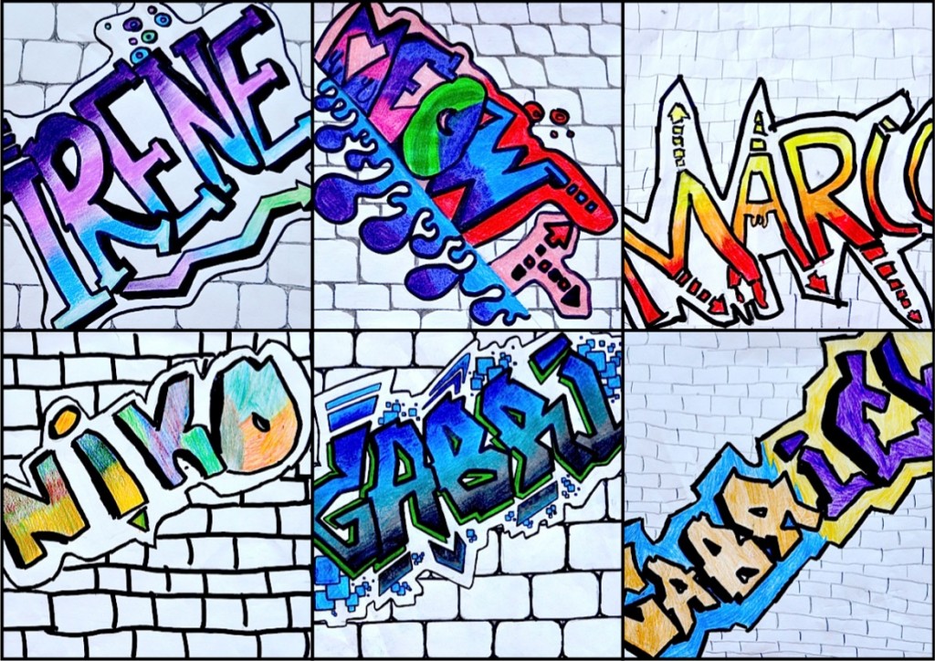 Nome in stile Graffiti – Arte a Scuola