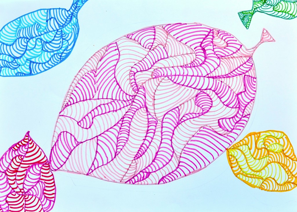 Tante linee per una foglia – Arte a Scuola