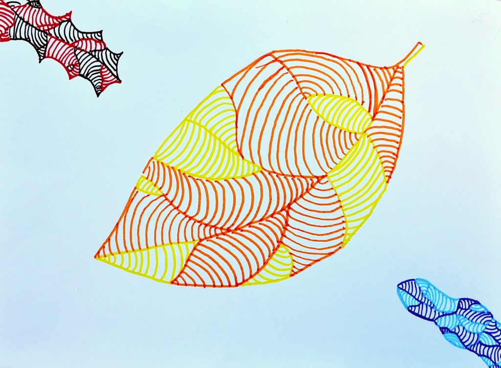 Tante linee per una foglia – Arte a Scuola