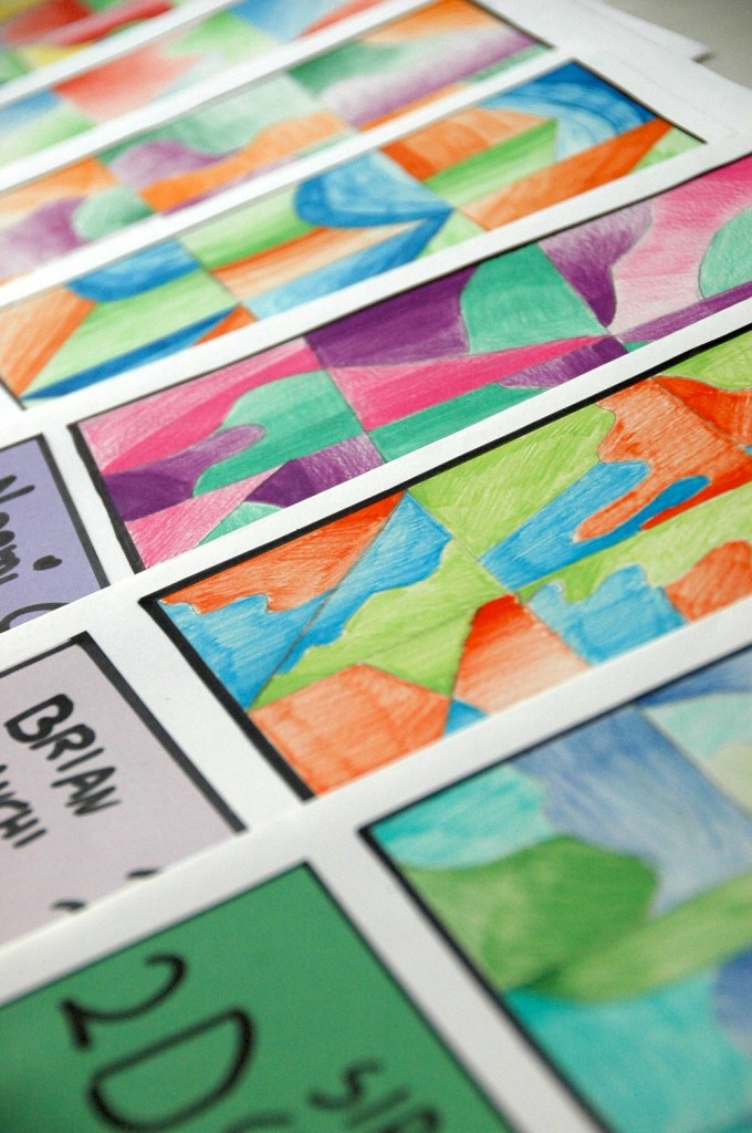 Exercises in shade and gradations to the new folders – Arte a Scuola