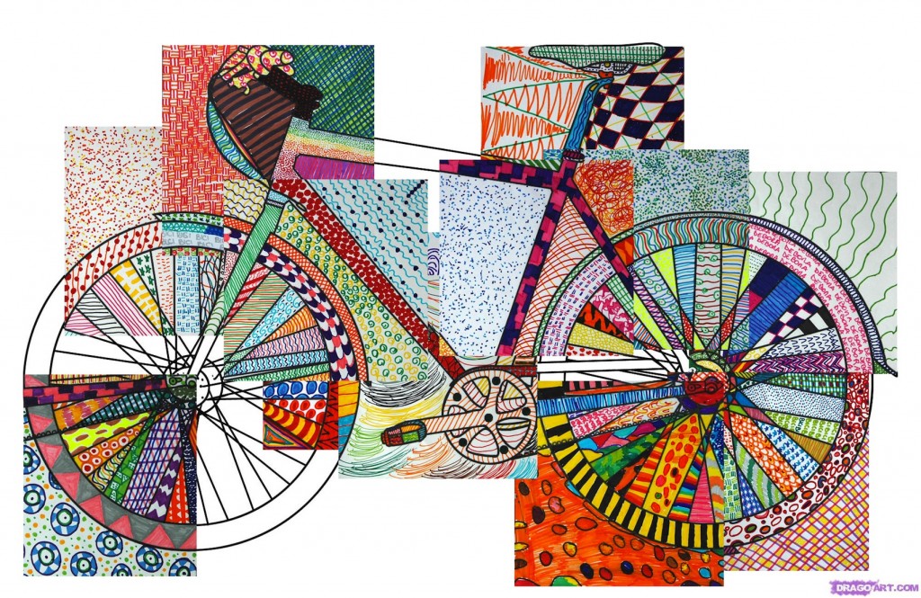 Bicycle textured – Arte a Scuola