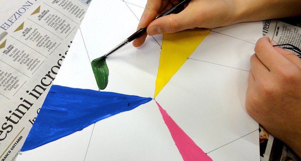 The color wheel in a square – Arte a Scuola