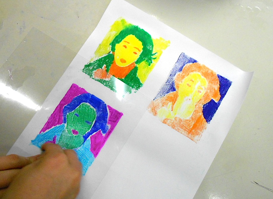 Printing in Andy Warhol style – Arte a Scuola