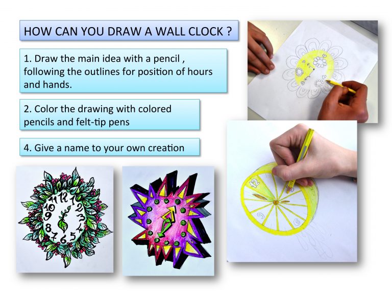 Design a wall clock – Arte a Scuola