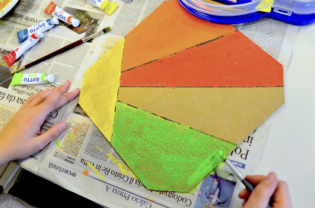 The color wheel star-shaped – Arte a Scuola