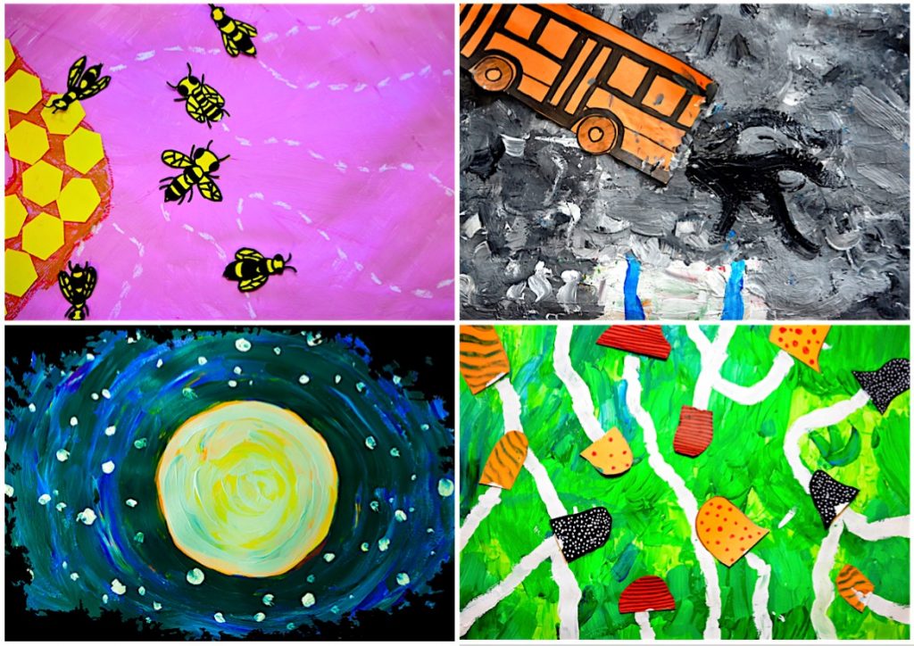 Drawing inspired by Futurism: moving subjects – Arte a Scuola