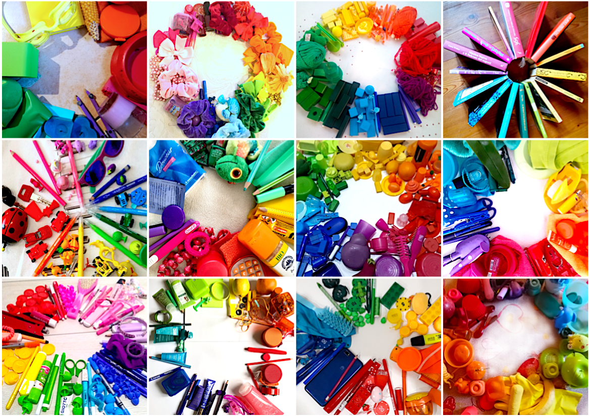 Create A Color Wheel With Objects Arte A Scuola